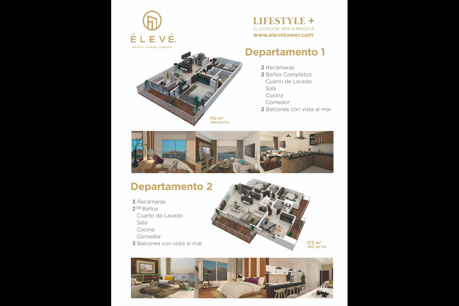 Propiedades nuevos en Mazatlán - Élevé beach tower condos